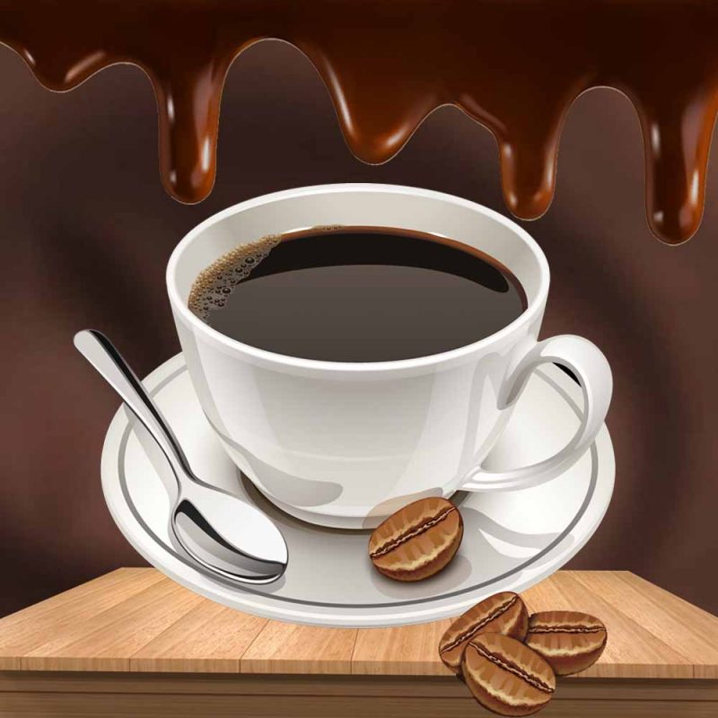 Café americano Concentrado de café, de fuerte aroma y sabor delicioso