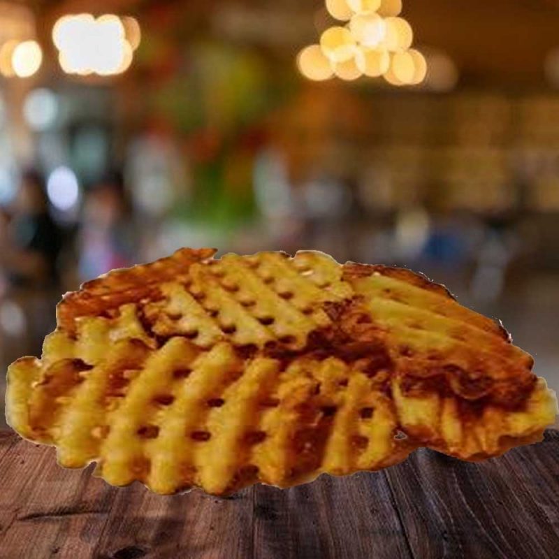 Papas Waffle Grandes deliciosas para acompañar tus comidas