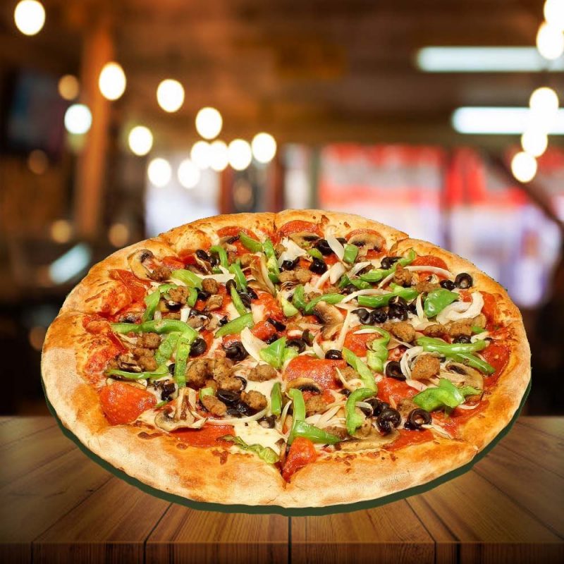 Disfruta de una deliciosa Pizza Extravaganza