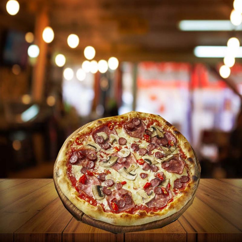 Disfruta de una deliciosa Pizza Máxima